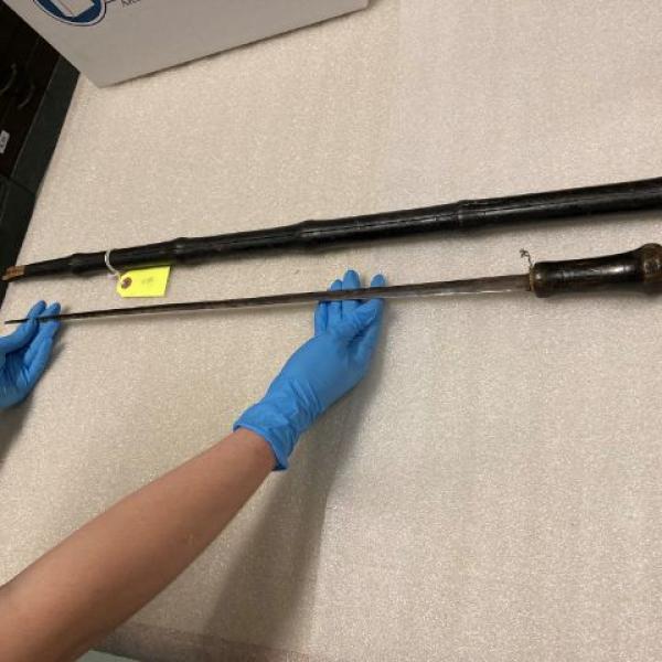 Cane Sword | National Mississippi River Museum & Aquarium Cane Sword | National Mississippi River Museum & Aquarium